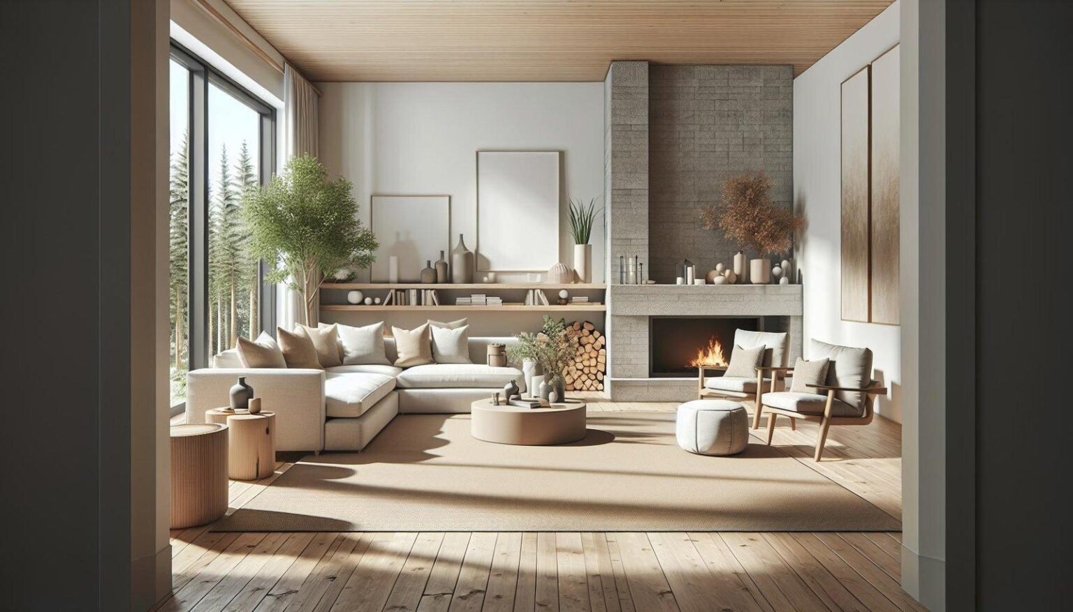 Can neutral color palettes help create a cohesive look in an open ...